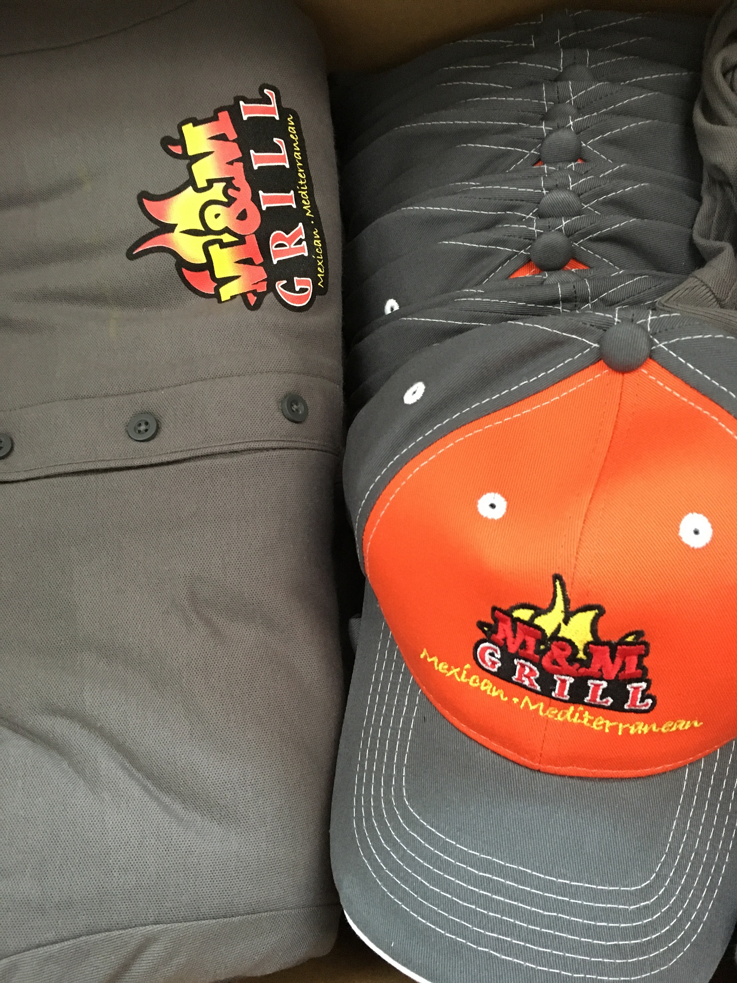 Custom shirt and hat embroidery with free design services | Houston ...